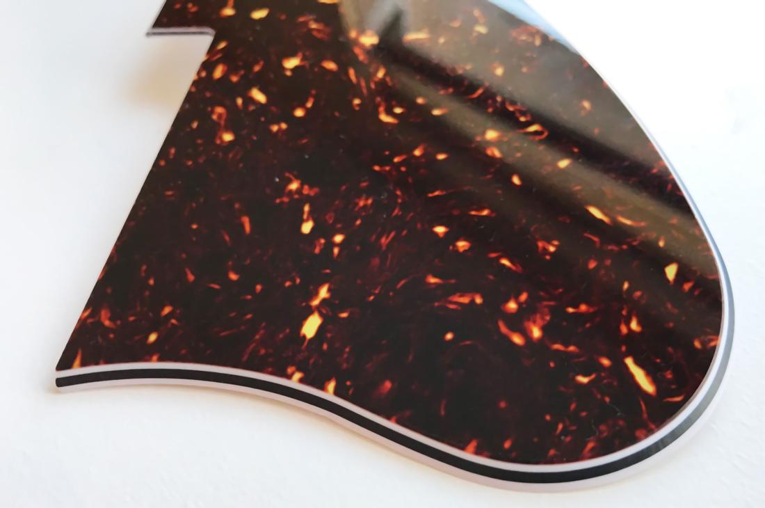 Gibson ES-335 c1958-1961 Long pickguard 4-ply tortoise shell beveled | fox-guitars.com